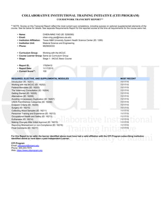 Working with the IACUC | PDF