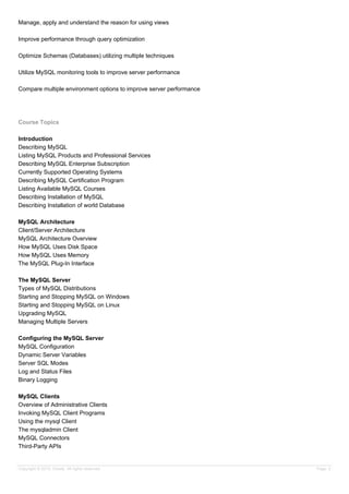 Mysql | PDF | Databases | Computer Software and Applications