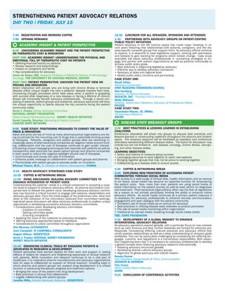 5th Annual Patient Advocacy Agenda-4 | PDF