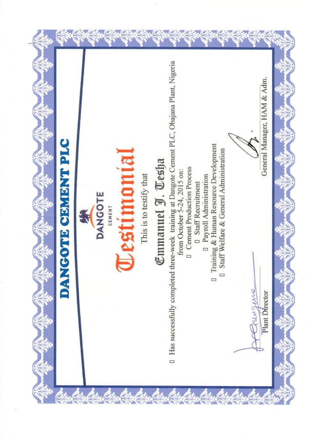 training Nigeria | PDF