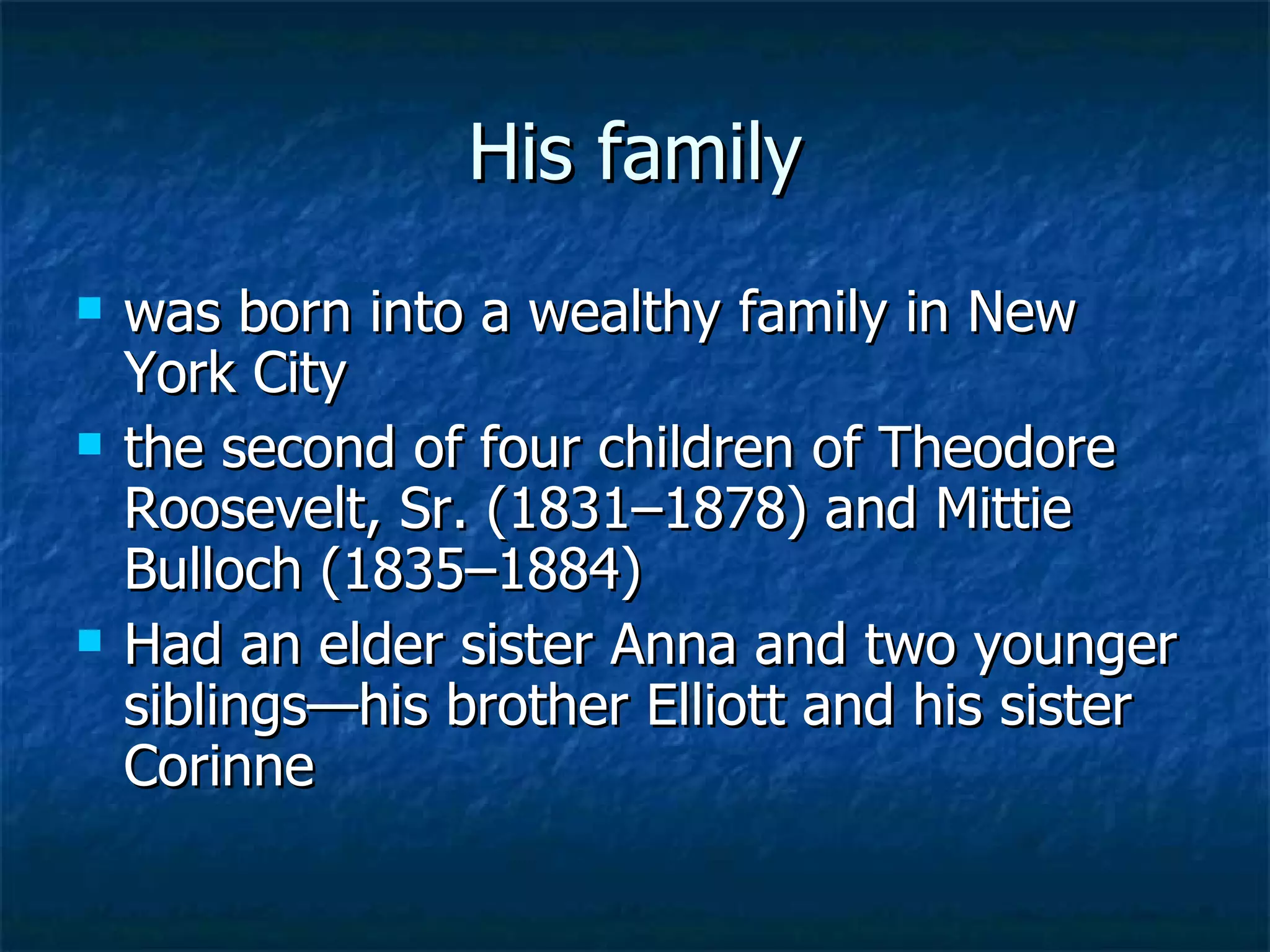 Theodore Roosevelt | PPT