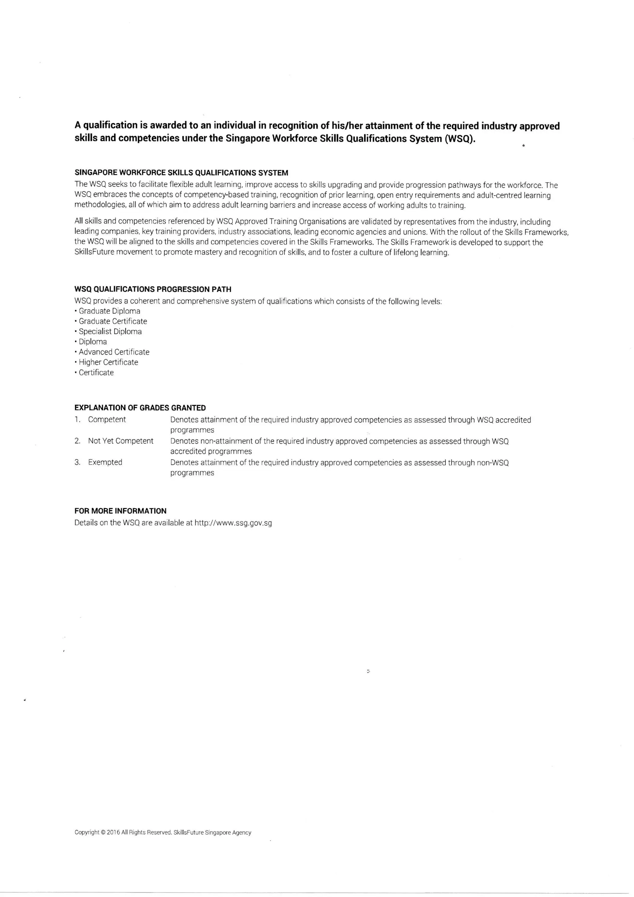 WSH Construction Certificate | PDF