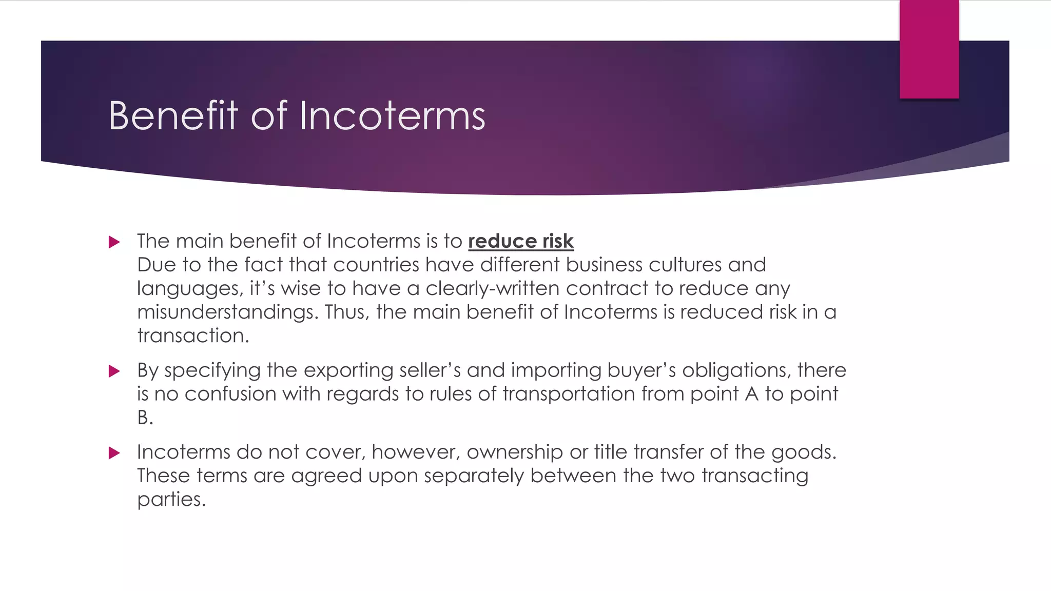 Inco Terms PPT | PDF