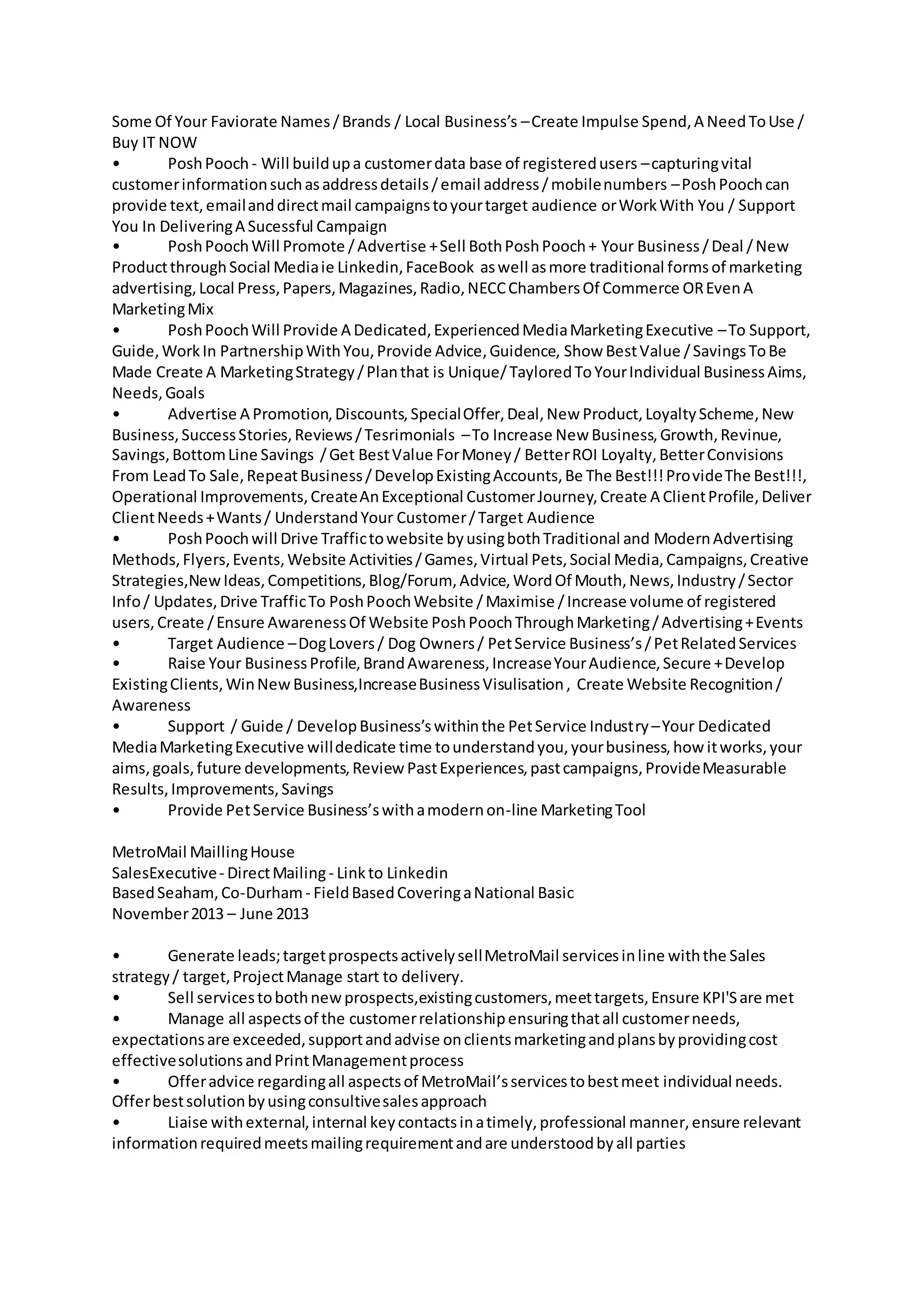 Miss Victoria Jane Bundy cv | DOCX