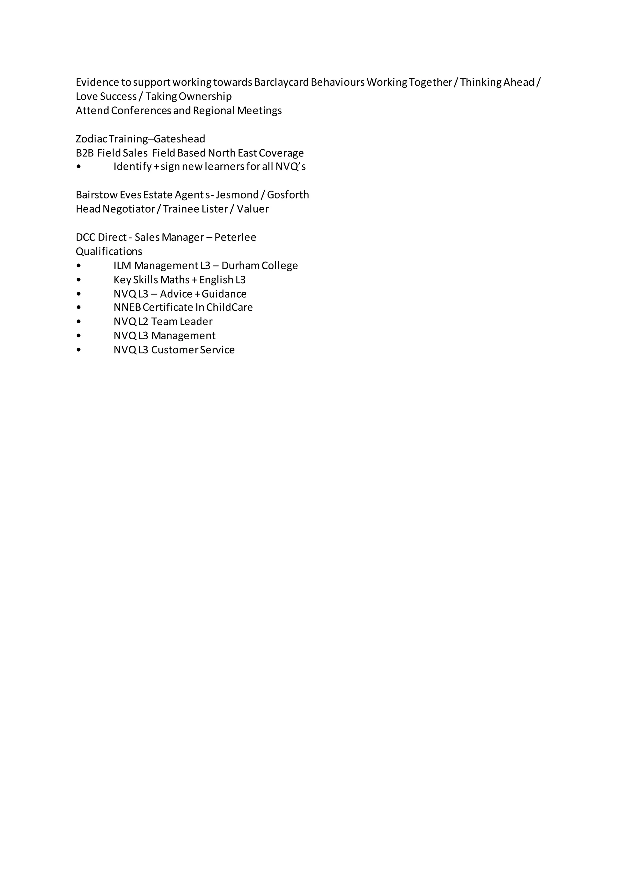 Miss Victoria Jane Bundy cv | DOCX