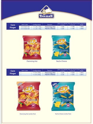 SNACKS - DEEMAH PRODUCT CATALOG | PPTX