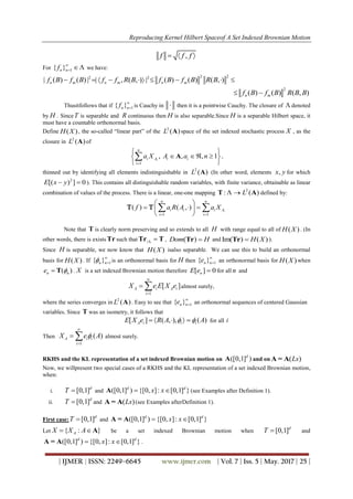 Reproducing Kernel Hilbert Space of A Set Indexed Brownian Motion | PDF