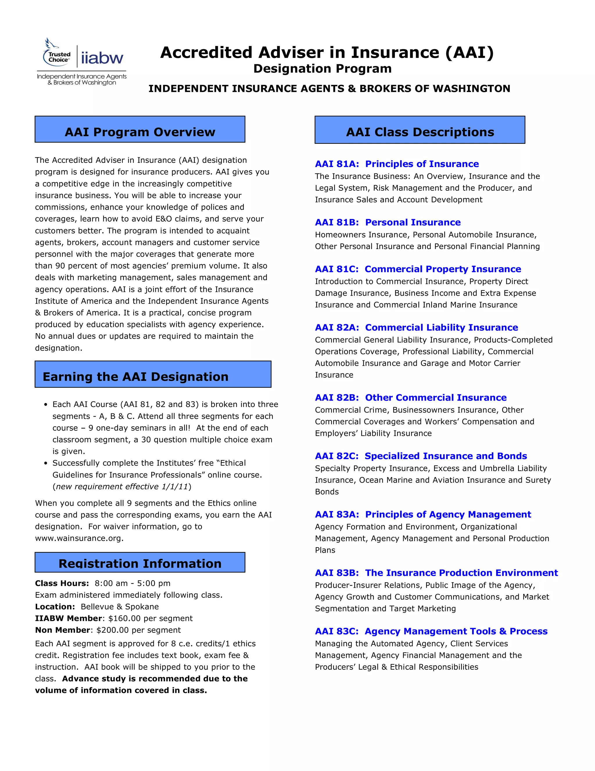 AAI Brochure | PDF