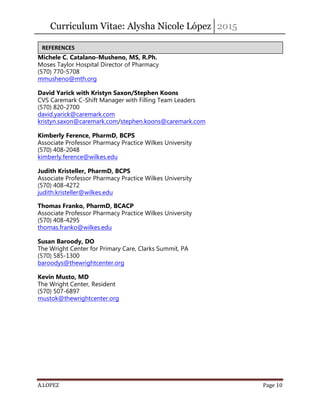 Lopez_CV_May_2015 | PDF