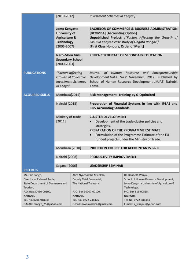 CURRICULUM VITAE | PDF | Business Administration | Business