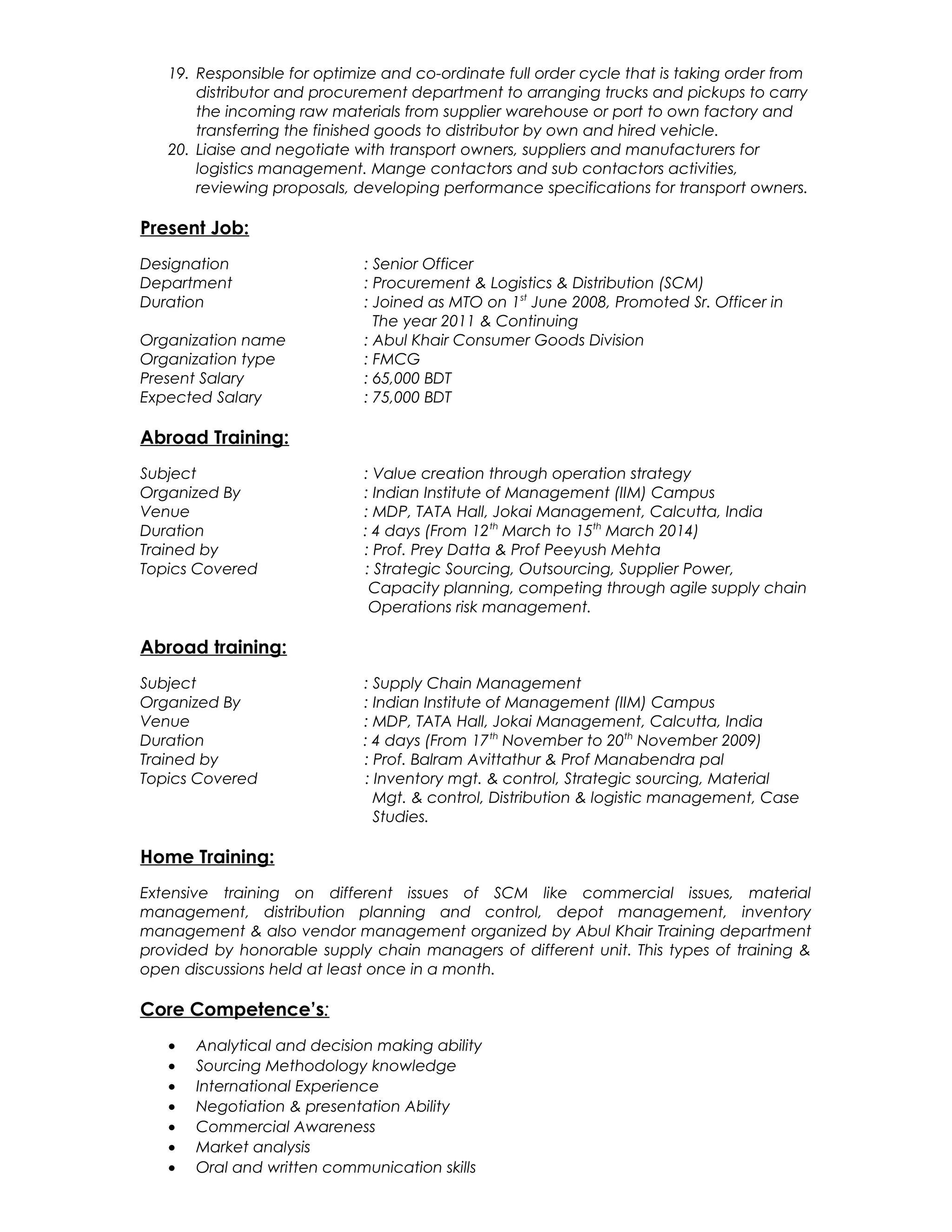 Resume of Hasnat Abul | PDF