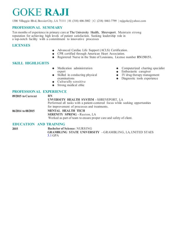 Ola Goke Resume 4 | PDF