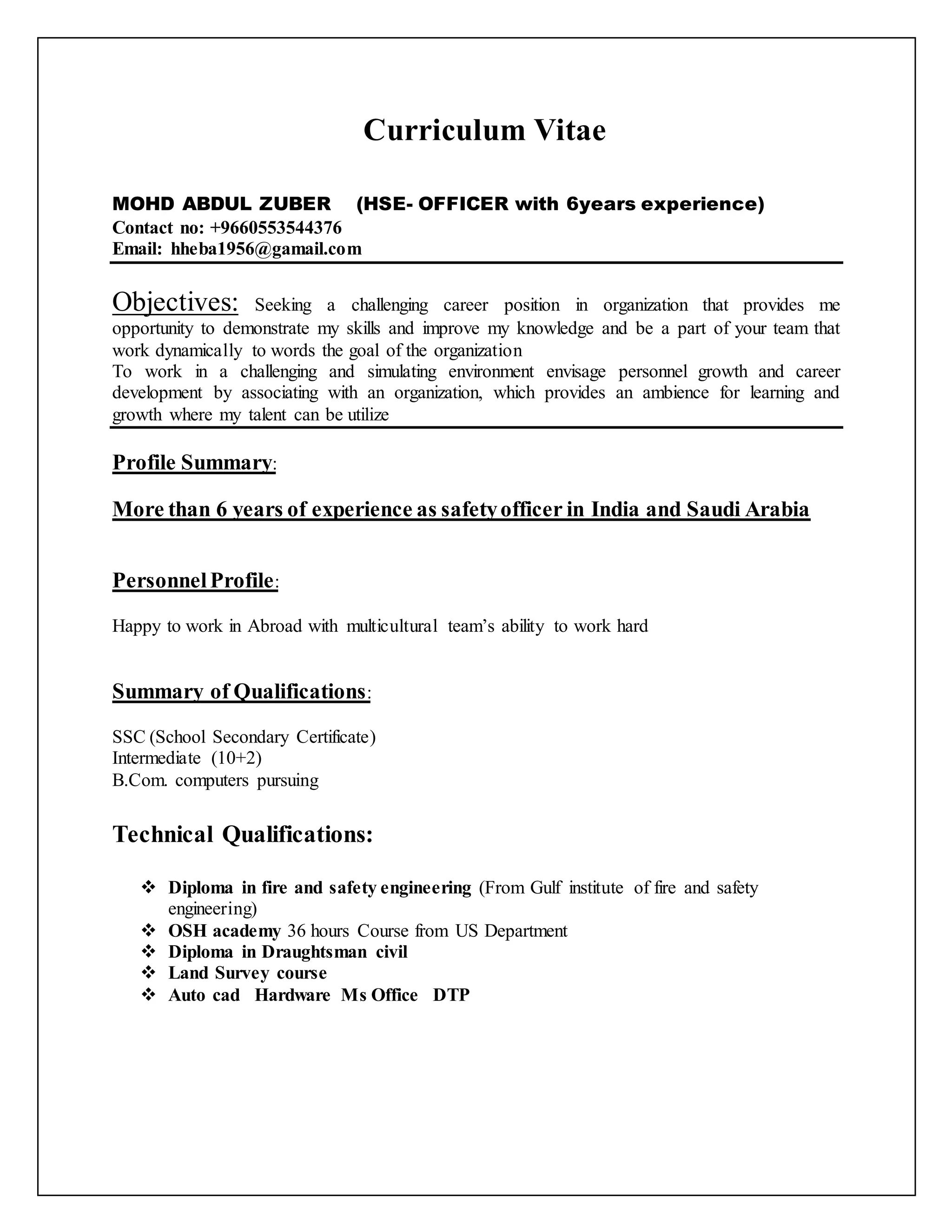 UP DATE CV ZUBER | PDF