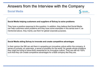 Interview with Solvay | PPTX