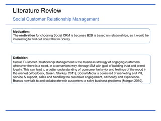 Interview with Solvay | PPT