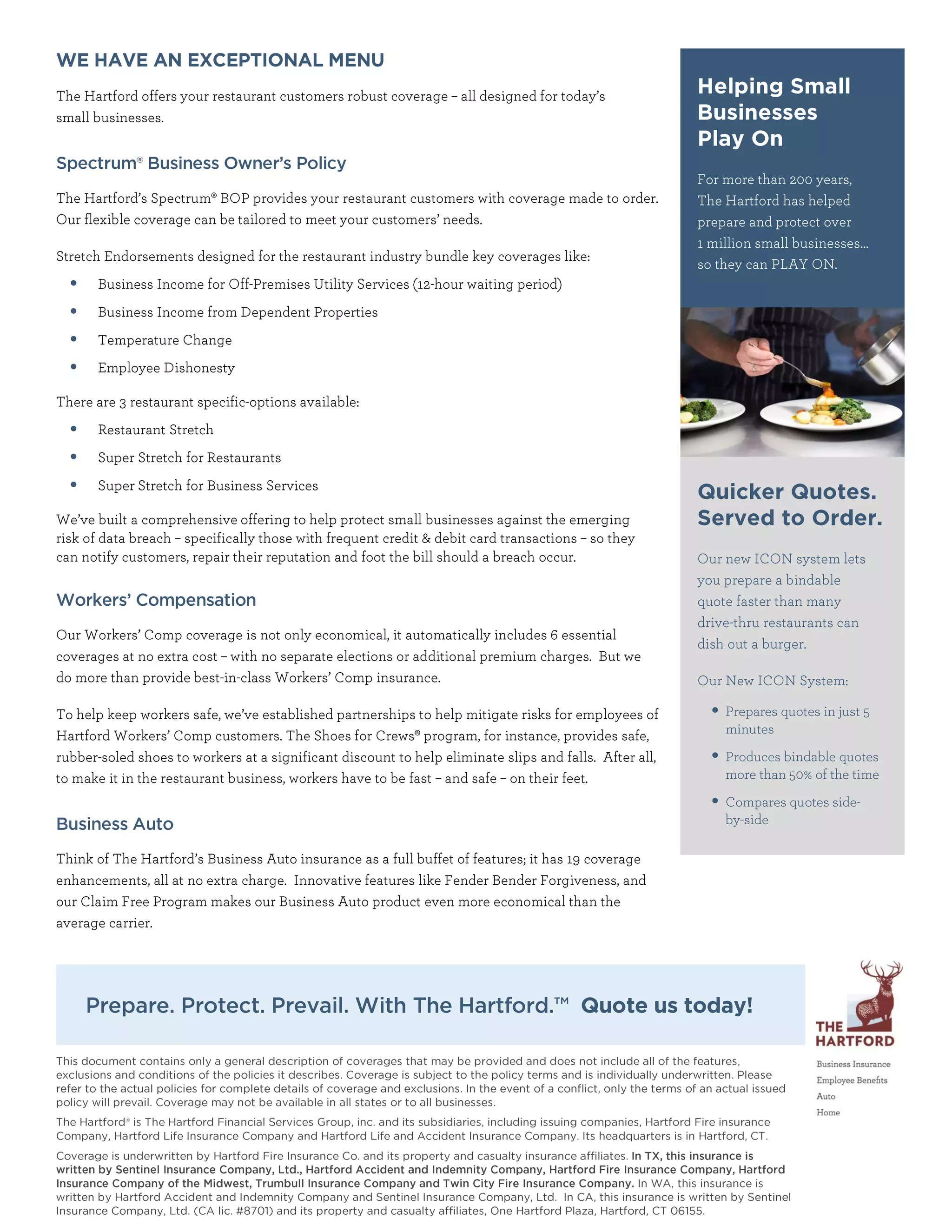 Fact Sheet - Restaurants | PDF