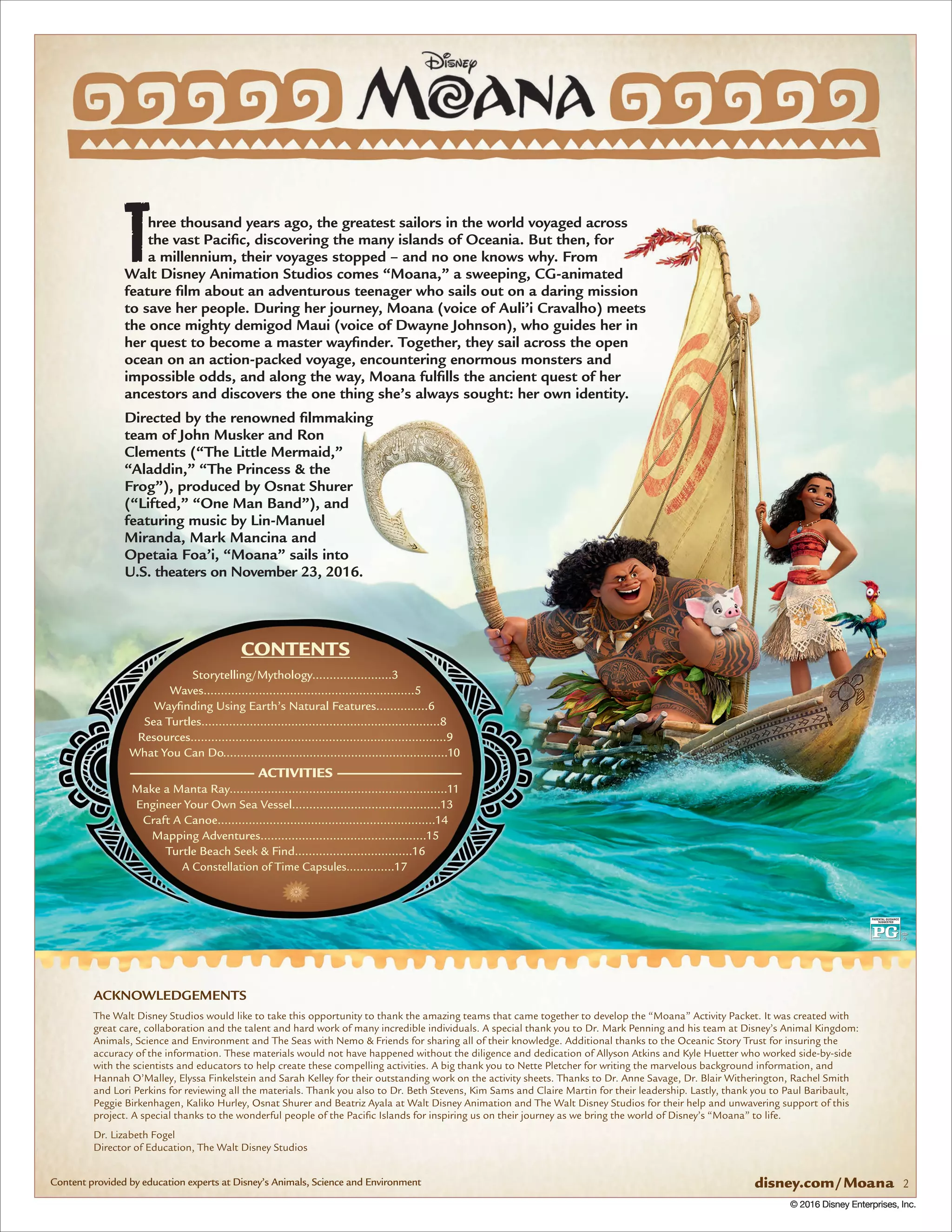 Moana Activity Packet | PDF
