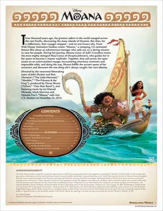 Moana Activity Packet | PDF