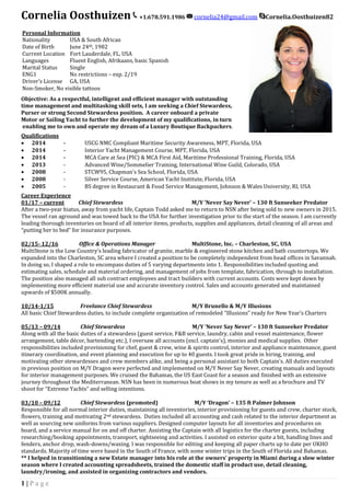 Cornelia Oosthuizen_Resume '17 | PDF