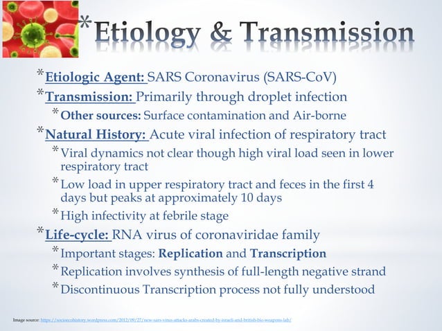 SARS | PPT