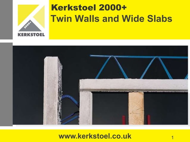 KERKSTOEL PRECAST TWIN WALLS AND WIDE SLABS PRESENTATION | PPTX | Civil ...