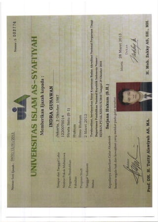 cv,ijazah dan skk | PDF