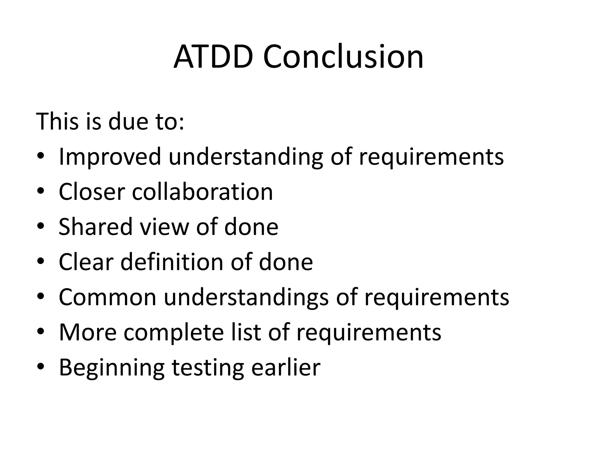 Agile and ATDD the perfect couple | PPTX