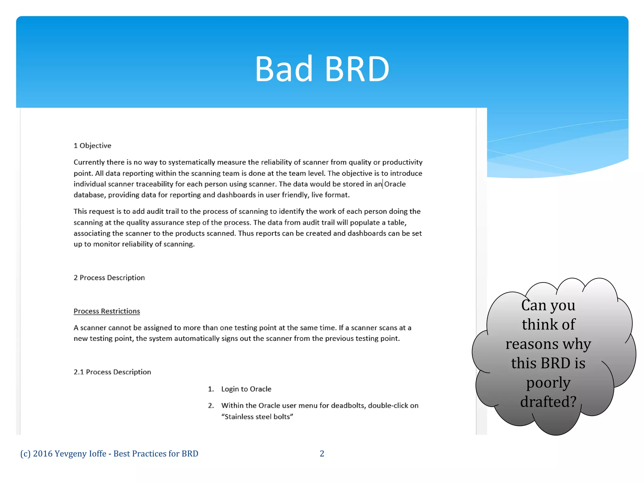 BRD Best Practices | PPTX