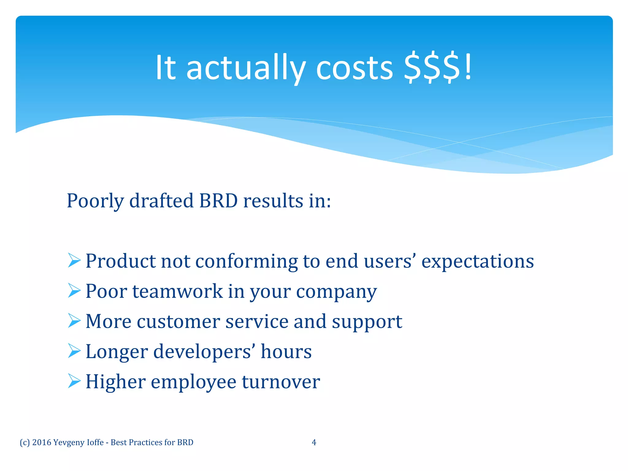 BRD Best Practices | PPTX