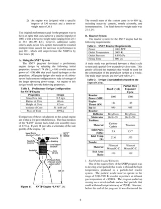Nuclear Thermal Propulsion Using a Particle-Bed Reactor | PDF