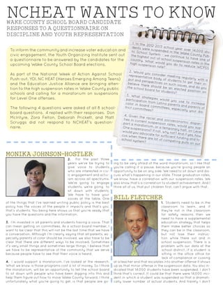 handout school board candidates | PDF | Educational Assessment | Education