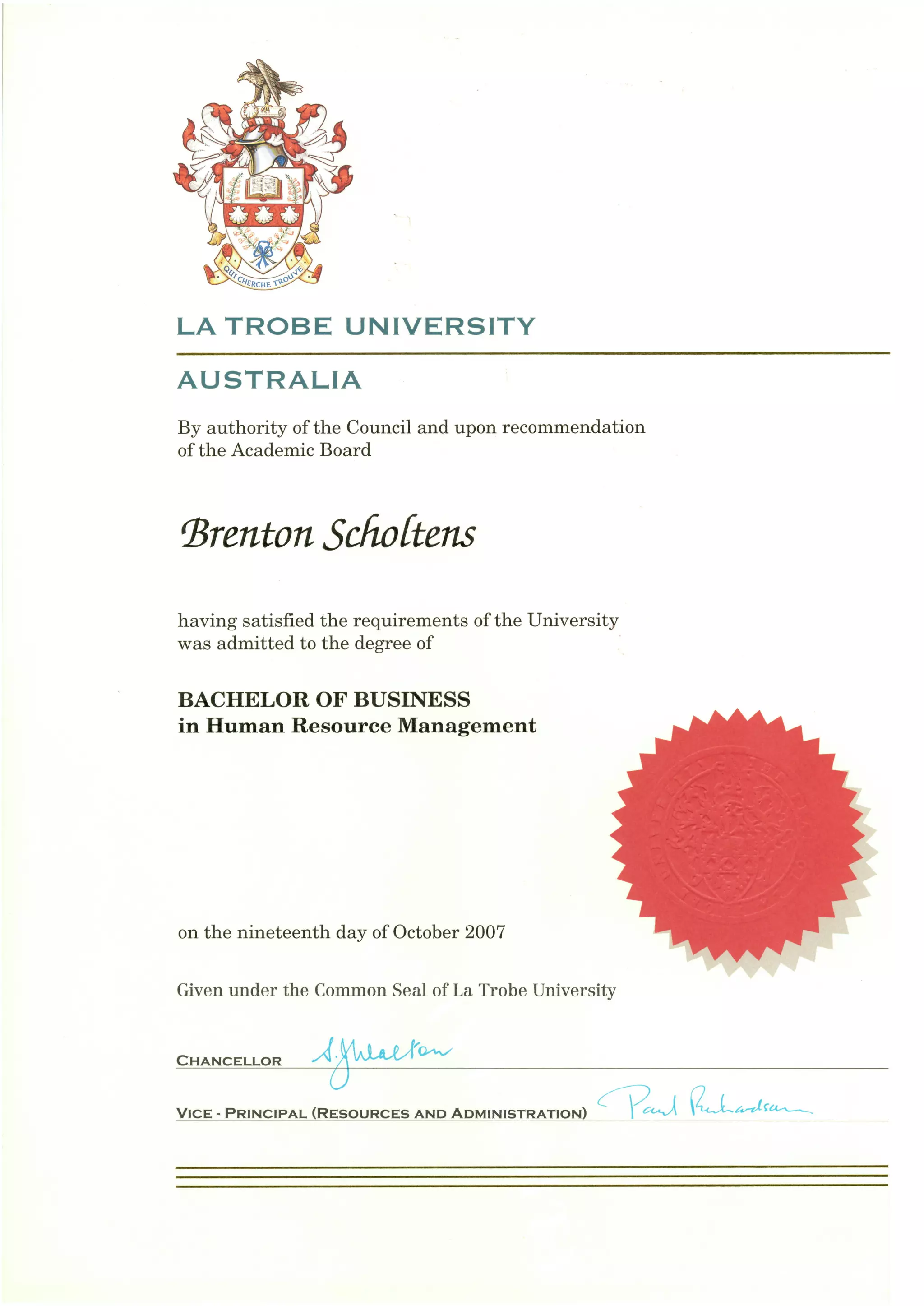 uni certificate | PDF