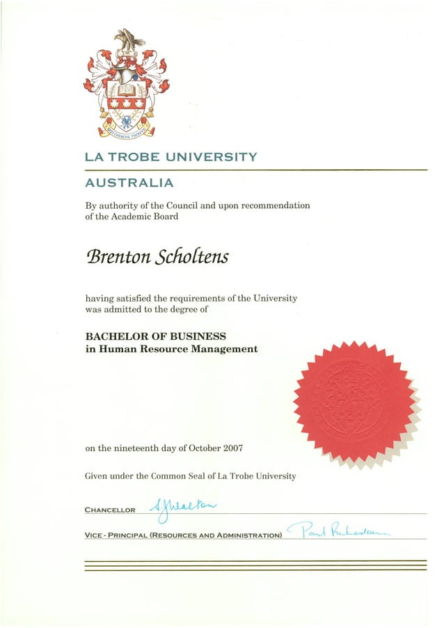 uni certificate | PDF