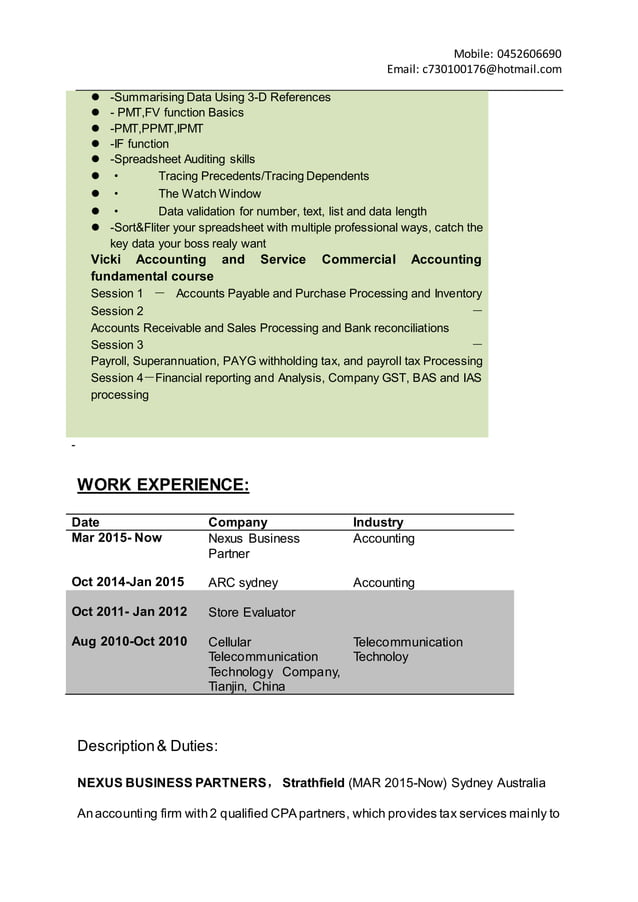 ruoxi zheng CV 2015 | DOCX