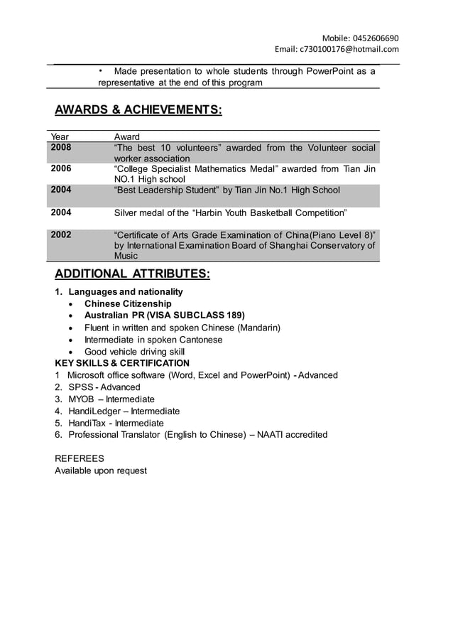 ruoxi zheng CV 2015 | DOCX