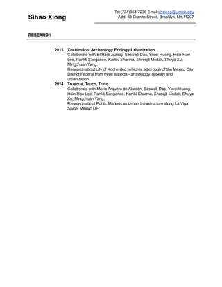 CV - Google Docs | PDF