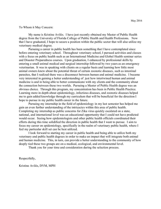 Kristine Aviles cover letter | PDF