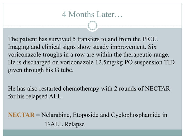 Fungemia in the Setting of Acute Lymphocytic Leukemia (FINAL)-1 | PPT