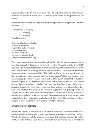 Review of Winnicott | DOCX