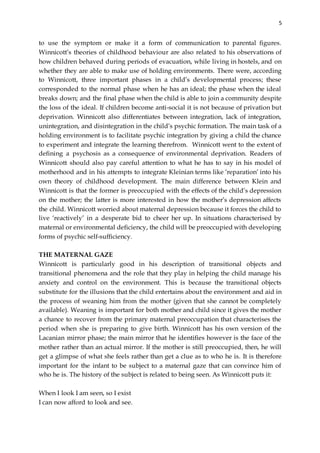Review of Winnicott | DOCX