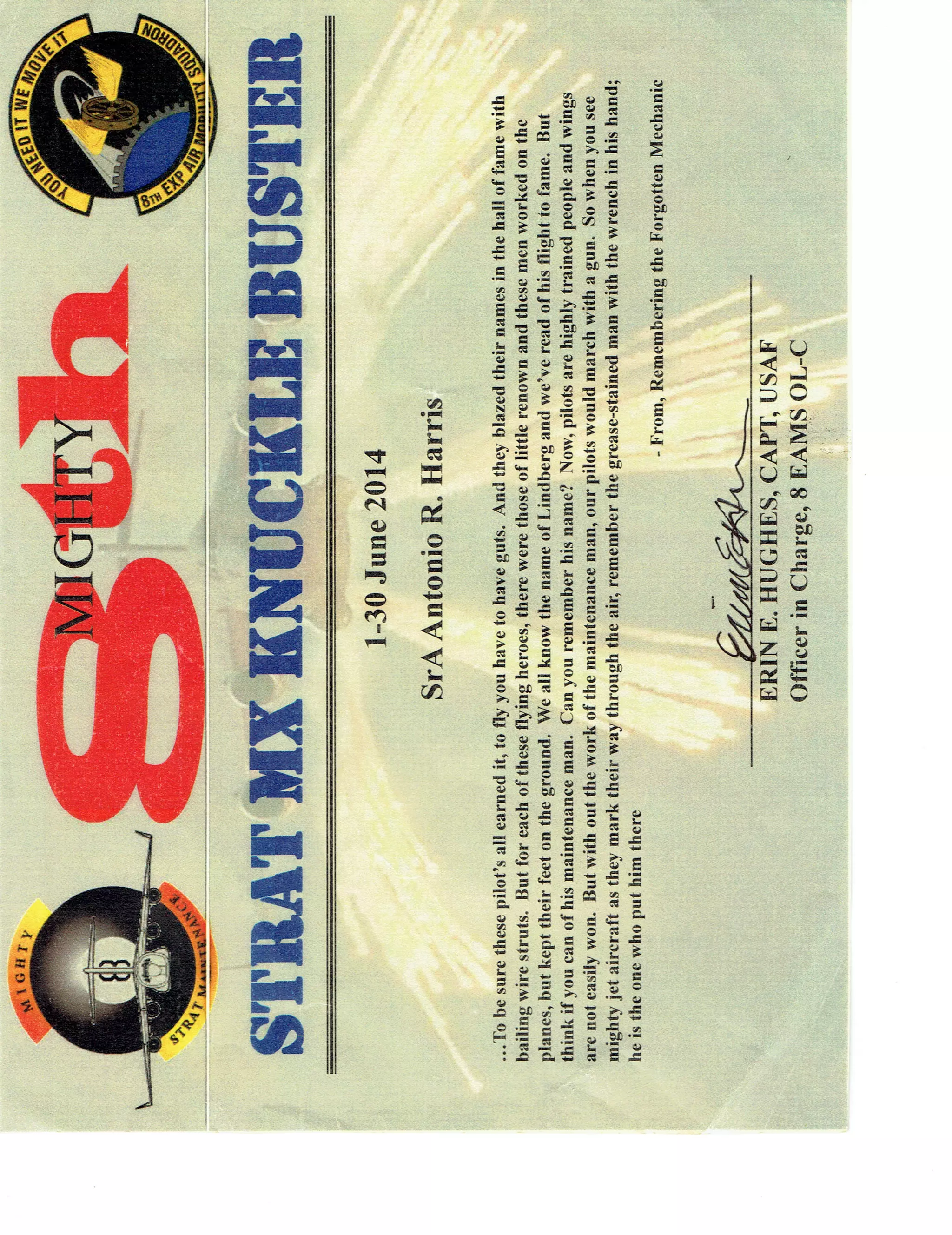 Knuckle Buster Award | PDF