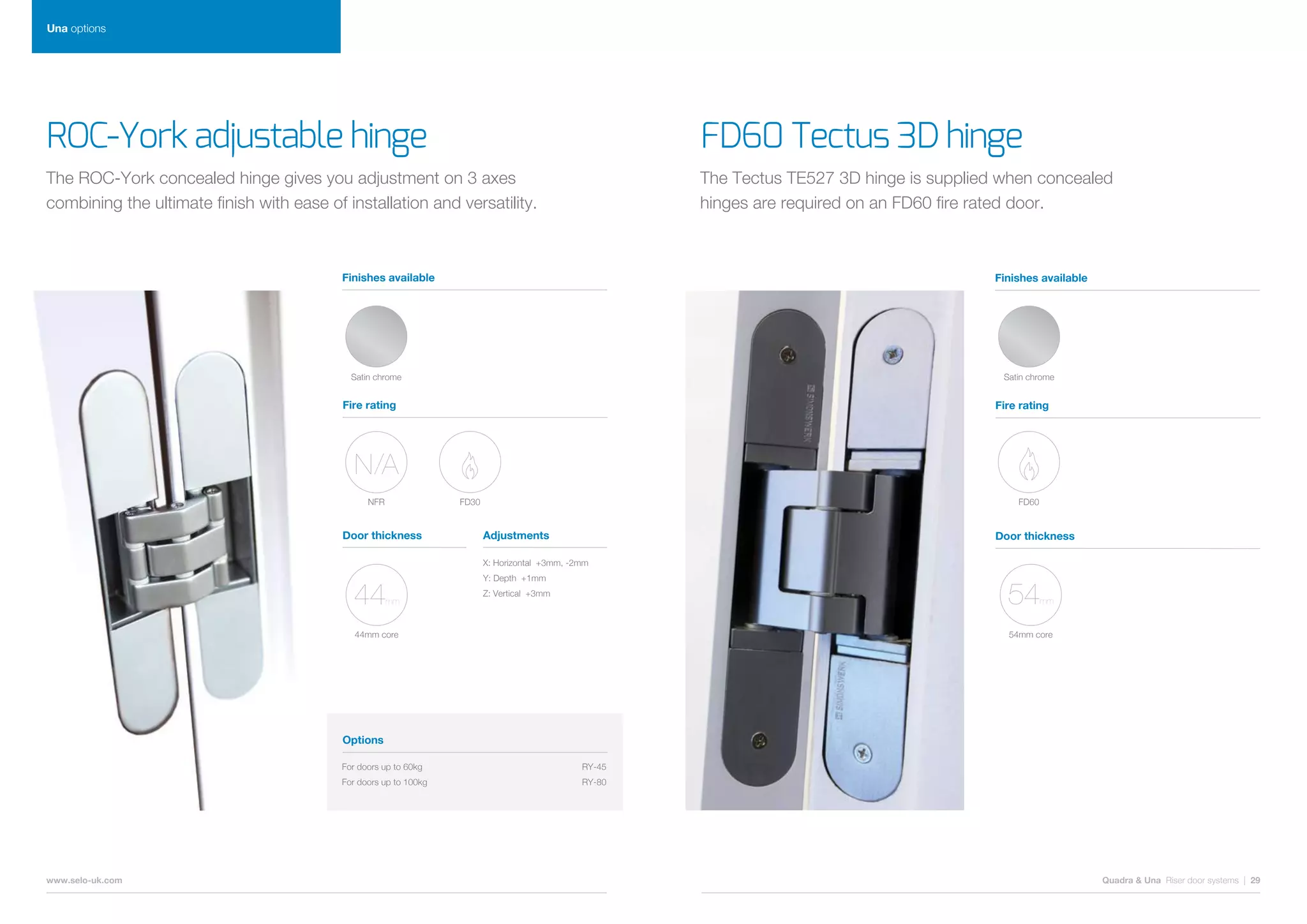 Selo Riser Door Systems | PDF