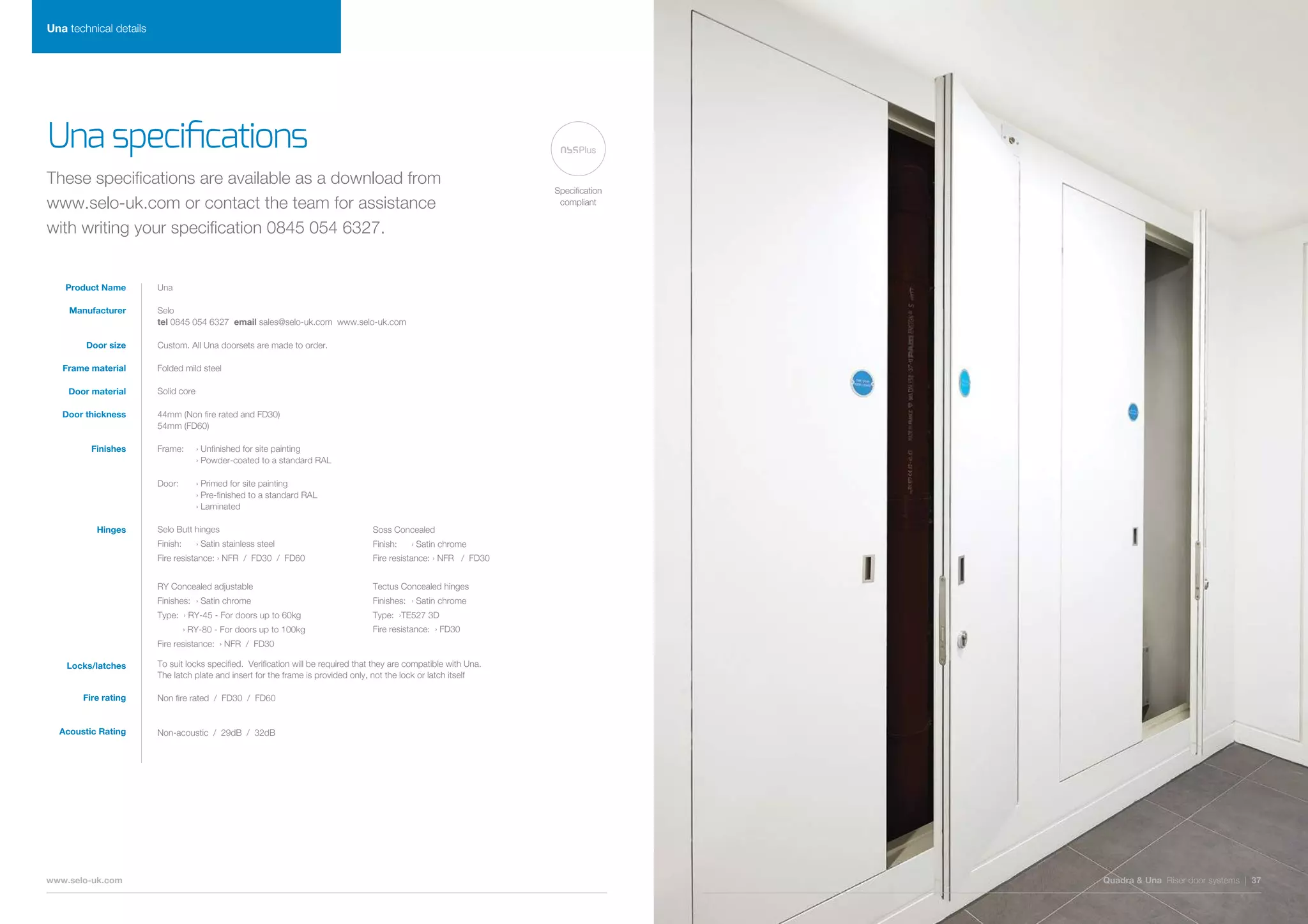 Selo Riser Door Systems | PDF