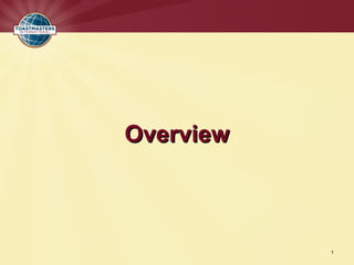 What is Toastmasters ? | PPT