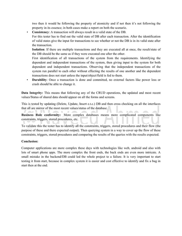 Database Testing Pdf 