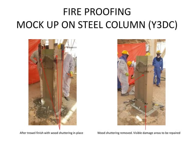 Fire Proofing On Steel Structure | PPTX | Chemistry | Science