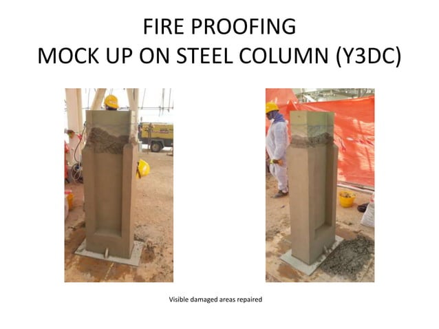 Fire Proofing On Steel Structure | PPTX | Chemistry | Science
