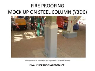 Fire Proofing On Steel Structure | PPTX