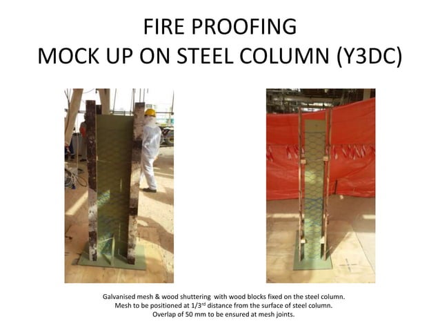 Fire Proofing On Steel Structure | PPTX | Chemistry | Science
