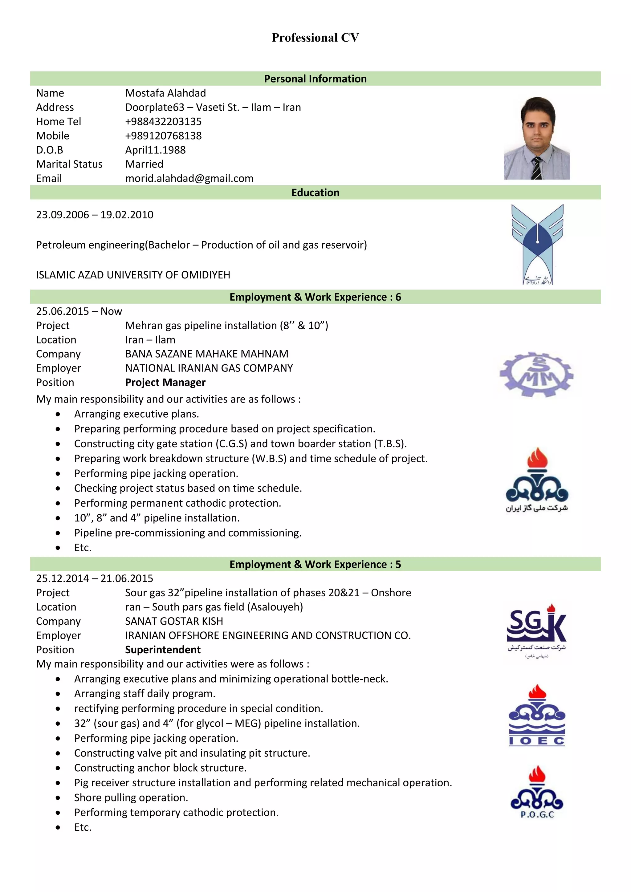 Professional CV | PDF